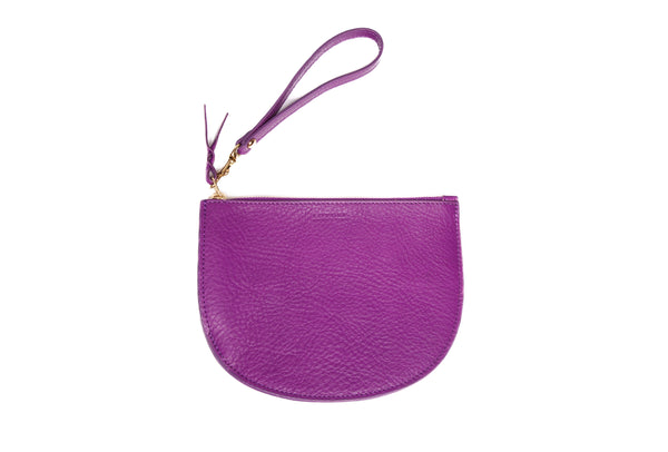 Round Pouch - Handmade Women's Leather Pouch