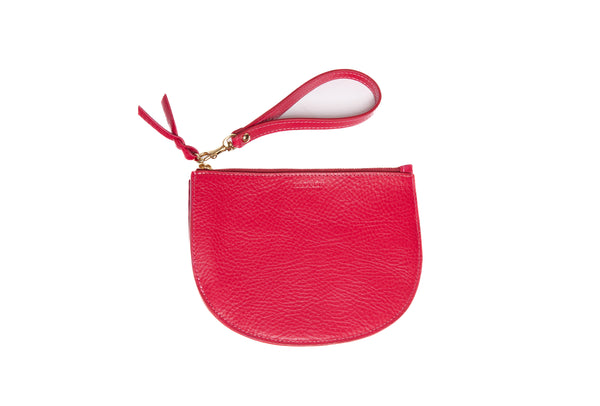 Round Pouch - Handmade Women's Leather Pouch