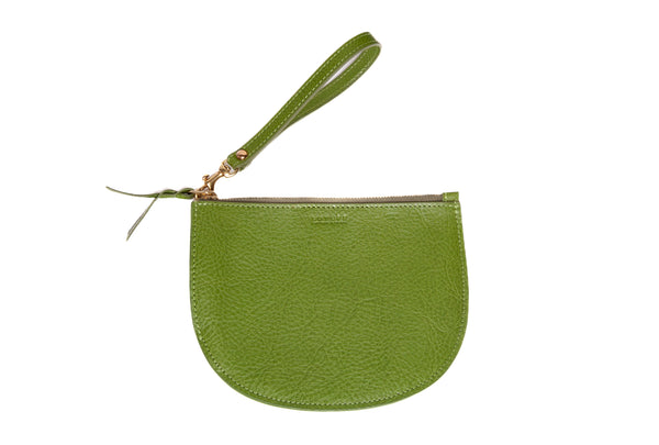 Round Pouch - Handmade Women's Leather Pouch