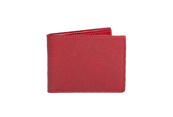 Two-Pocket Leather Bifold Wallet - Handmade Men's Wallet