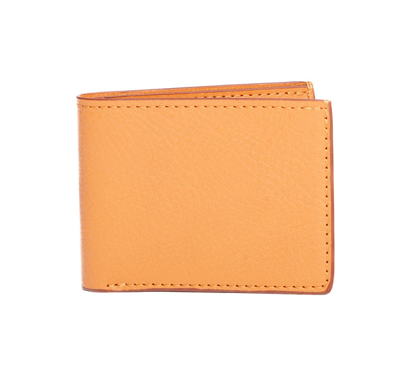 Two-Pocket Leather Bifold Wallet - Handmade Men's Wallet