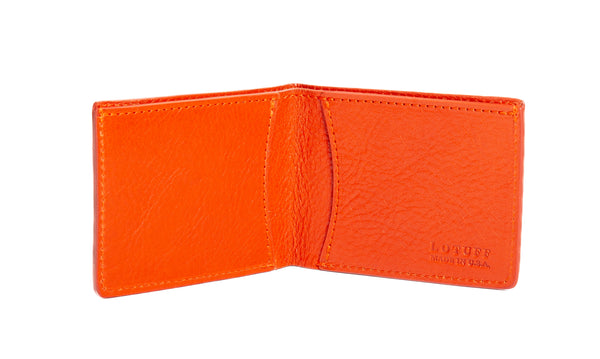 Two-Pocket Leather Bifold Wallet - Handmade Men's Wallet