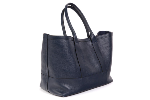 Leather Open Top Medium Tote - Handmade Leather Tote Bag