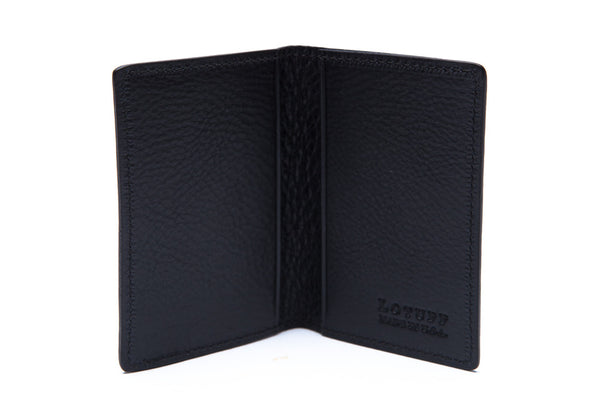 Leather Folding Card Wallet - Handmade Leather Business Card Holders