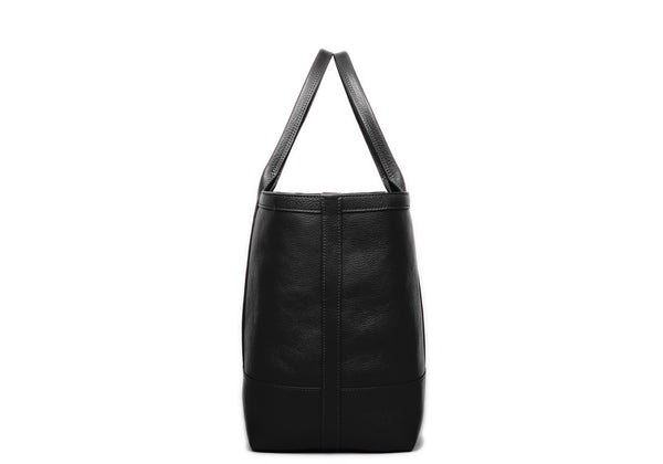 Leather Open Top Medium Tote - Handmade Leather Tote Bag