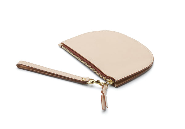 Round Pouch - Handmade Women's Leather Pouch