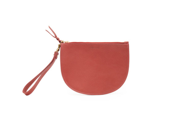 Round Pouch - Handmade Women's Leather Pouch