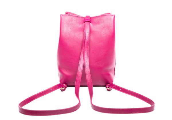 The Mini Sling Backpack -Handmade Leather Backpack and Mini Bucket Bag