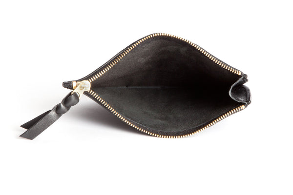 Round Pouch - Handmade Women's Leather Pouch