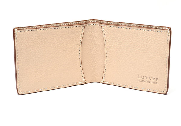 Two-Pocket Leather Bifold Wallet - Handmade Men's Wallet