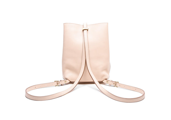 The Mini Sling Backpack -Handmade Leather Backpack and Mini Bucket Bag